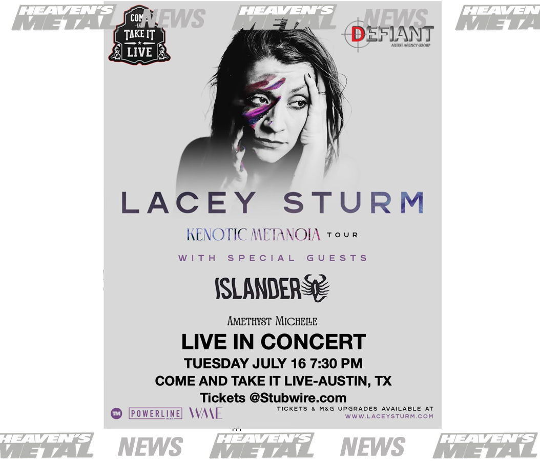 LACEY STURM: Starting Kenotic Metanoia Tour - Heaven's Metal Magazine