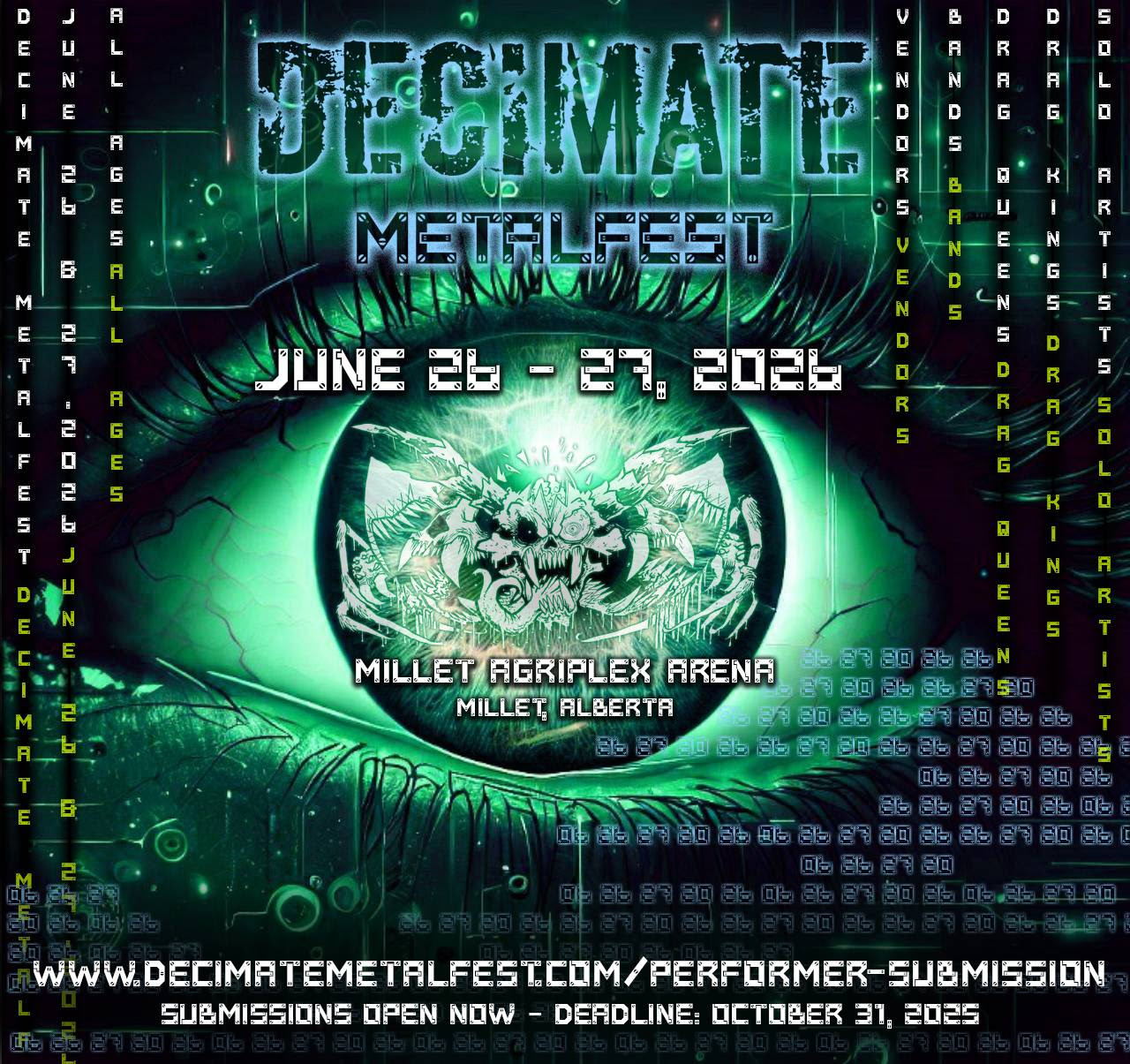 News: DECIMATE METALFEST 2026 - CALL FOR BAND SUBMISSIONS NOW OPEN ...
