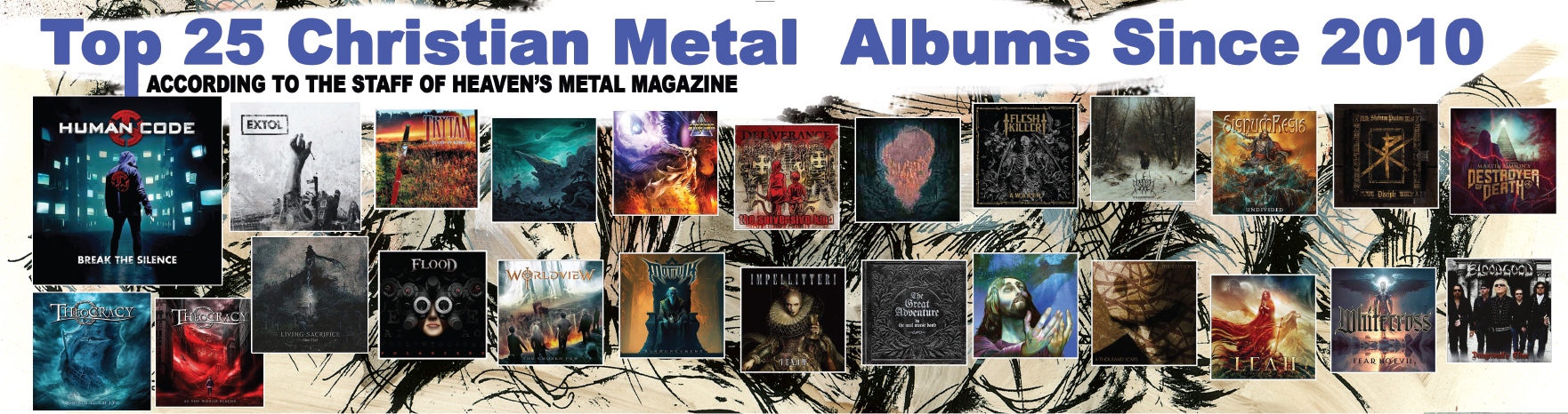 The Top 25 Christian Metal Albums Since 2010 - Heaven's Metal Magazine
