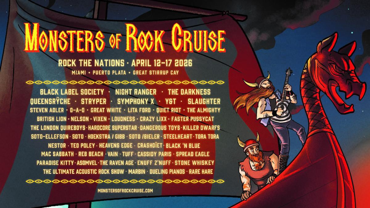 News: Monsters of Rock Cruise announce 2026 lineup - Heaven's Metal ...